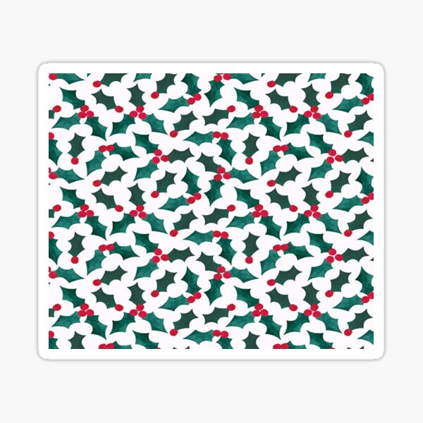 "christmas holly" Sticker for Sale by mcnamara1121 | Redbubble