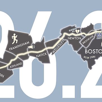 "Boston Marathon " Poster for Sale by MADdesignss | Redbubble