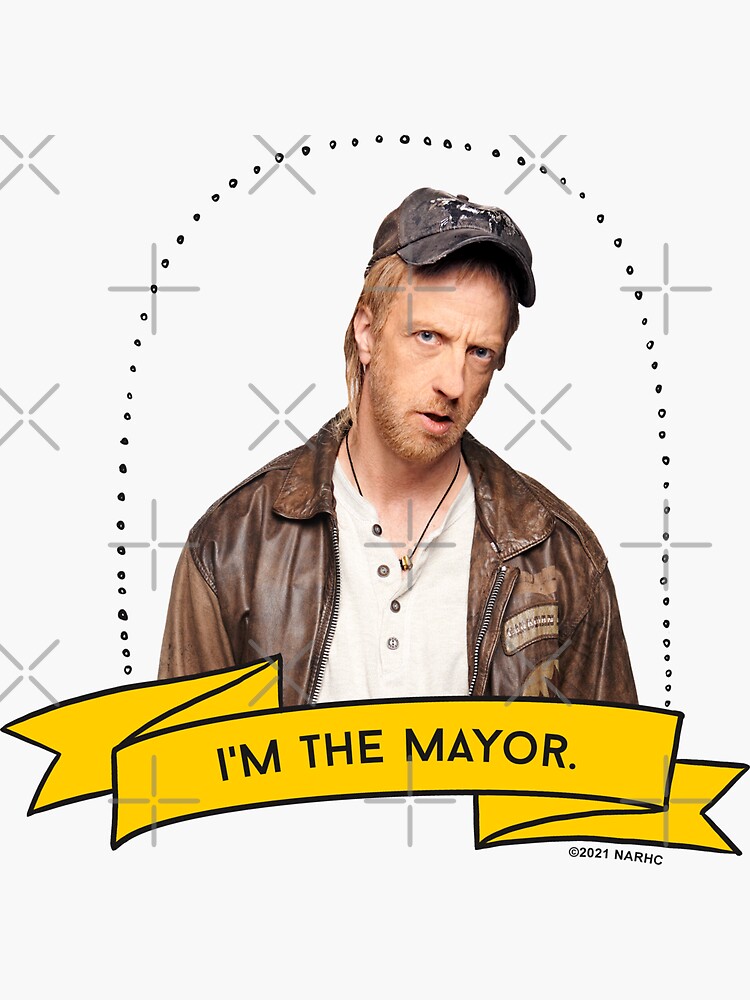"Schitt's Creek Roland Schitt: I'm The Mayor" Sticker for Sale by ...