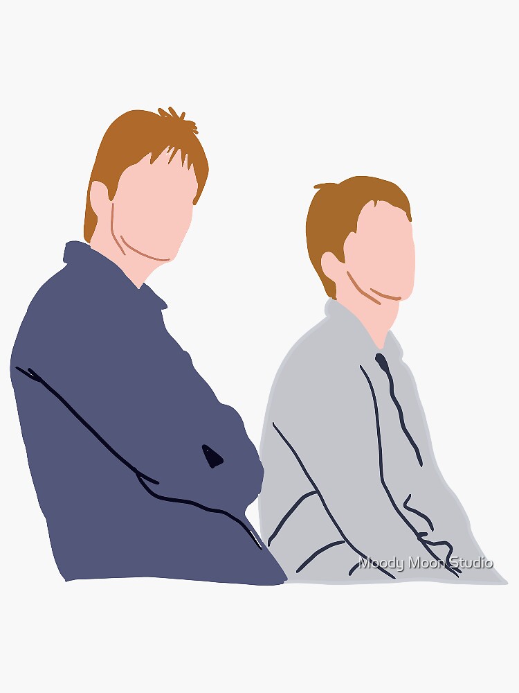 "Weasley twins" Sticker by KLdecals | Redbubble