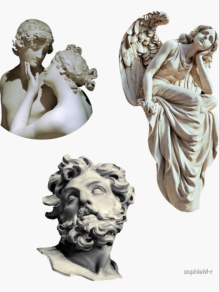 "Greek Statue Stickers" Sticker for Sale by sophieM-r | Redbubble