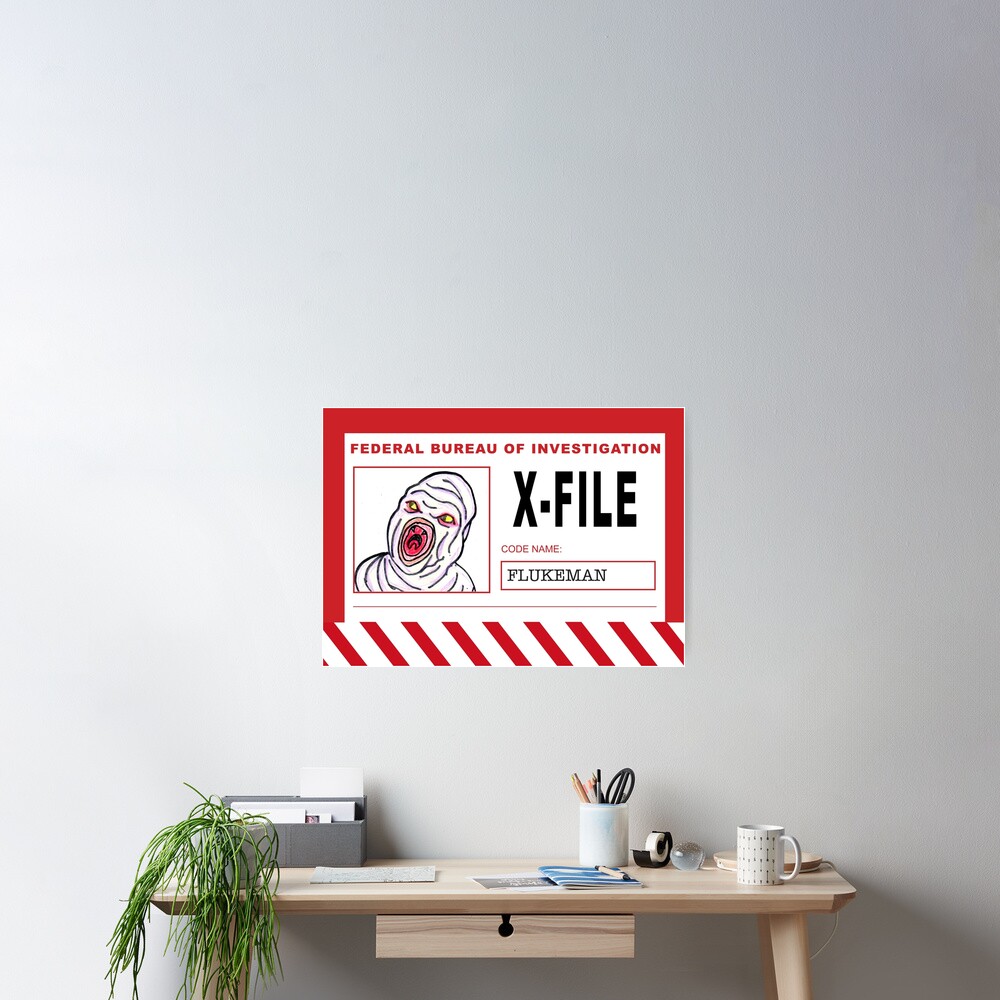 "X-File: Flukeman" Poster by mrspremise | Redbubble