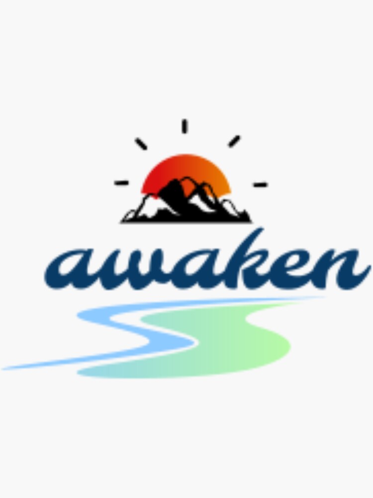"Awaken logo" Sticker by awaken20 | Redbubble
