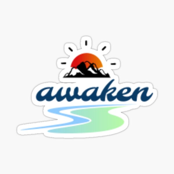 "Awaken logo" Sticker by awaken20 | Redbubble
