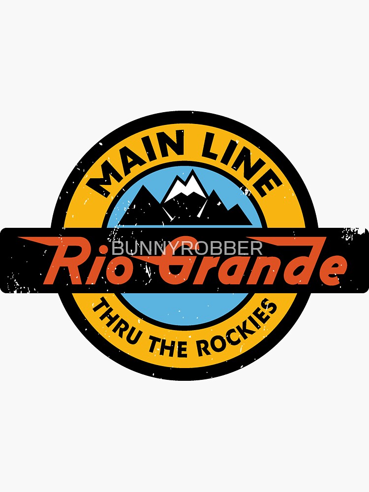 "Denver and Rio Grande Western Railroad" Sticker for Sale by ...