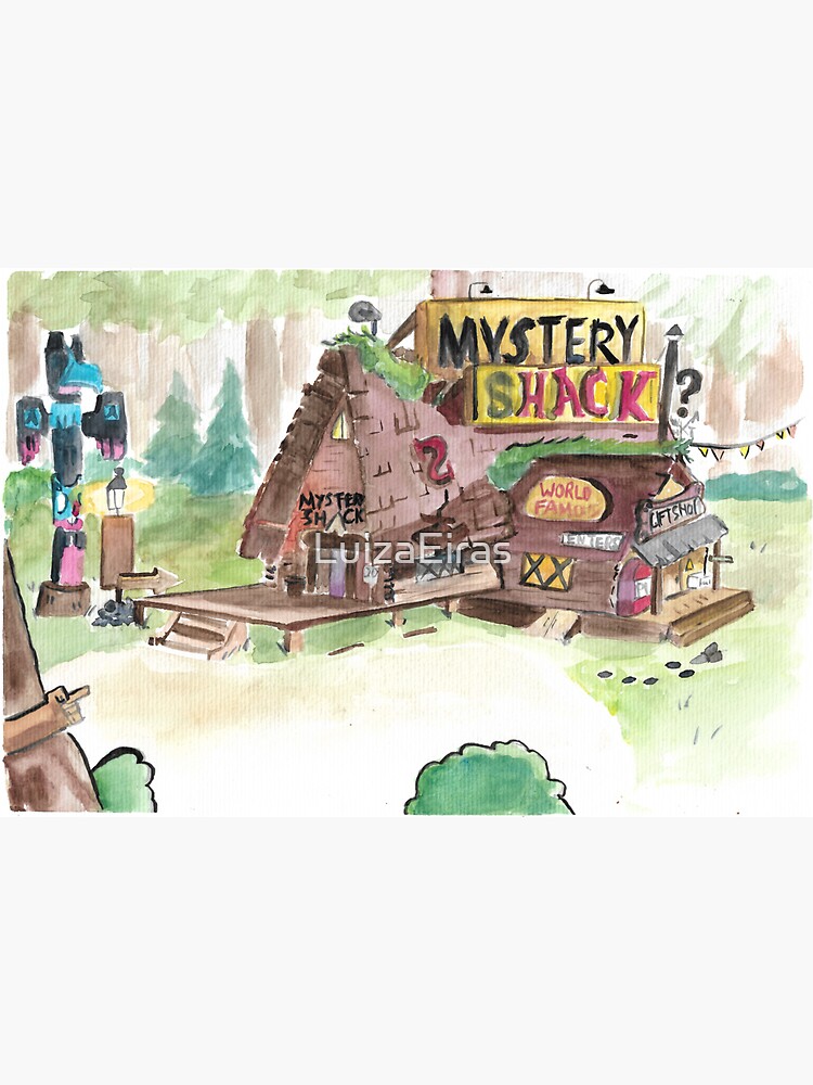 "Mystery Shack from Gravity Falls" Sticker for Sale by LuizaEiras ...