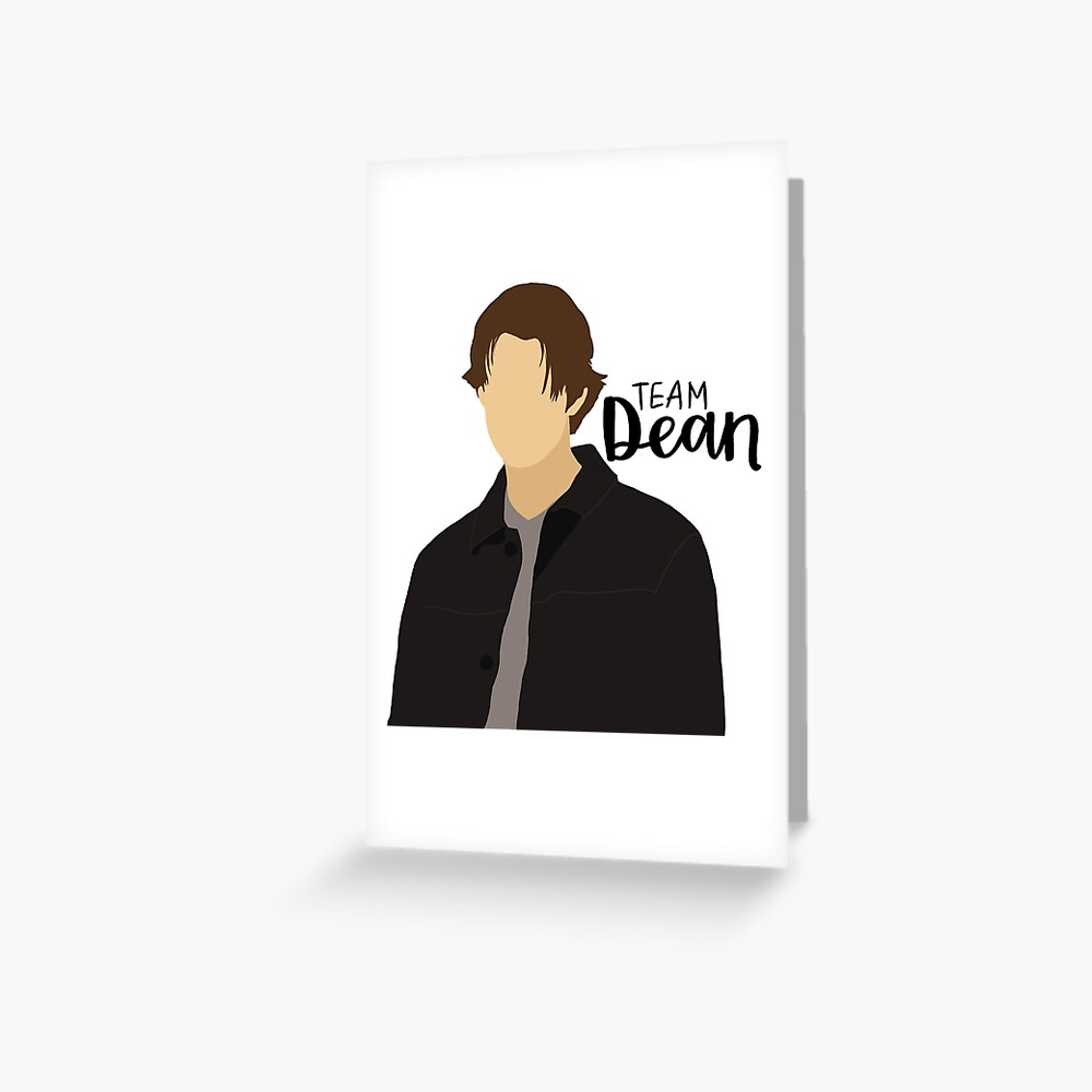 "Team Dean" Sticker for Sale by katiebukovich | Redbubble