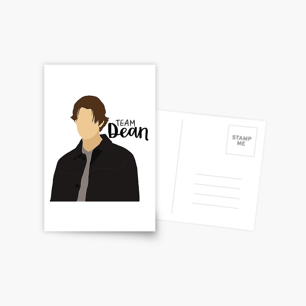 "Team Dean" Sticker for Sale by katiebukovich | Redbubble