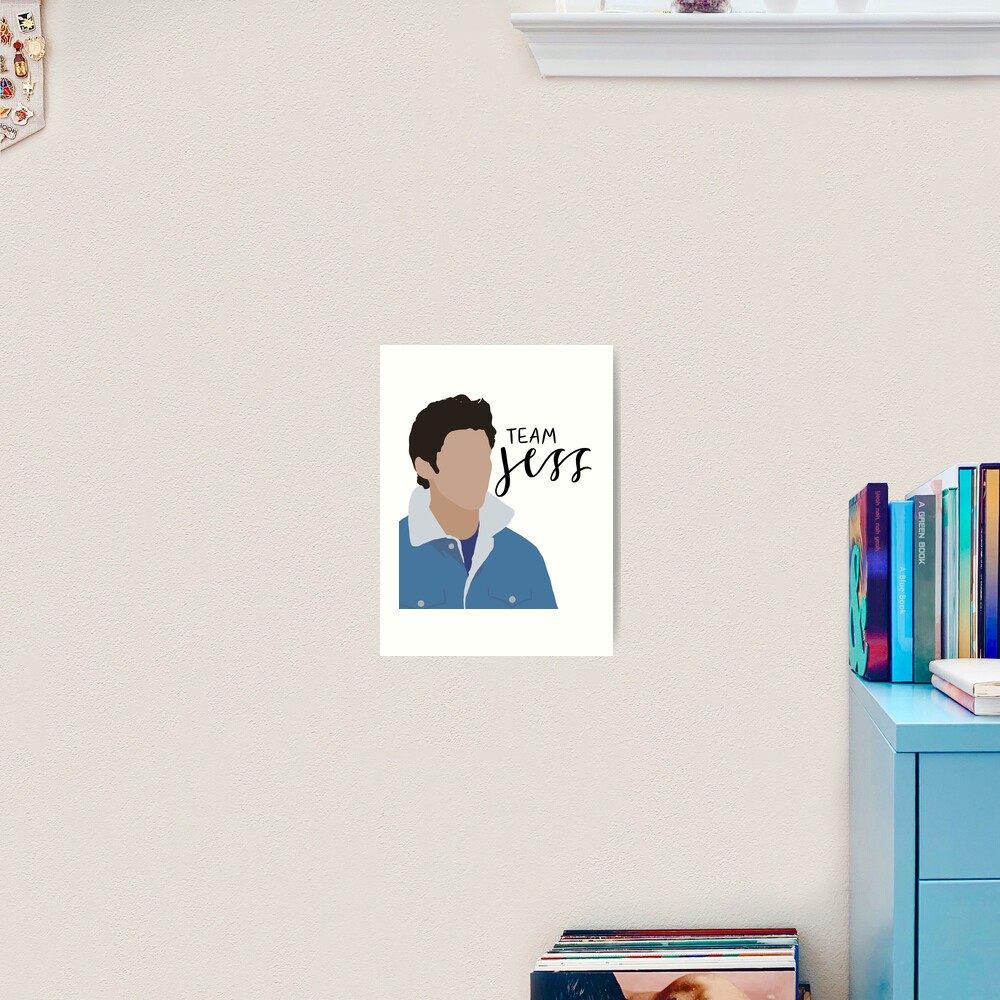 "Team Jess" Sticker for Sale by katiebukovich | Redbubble