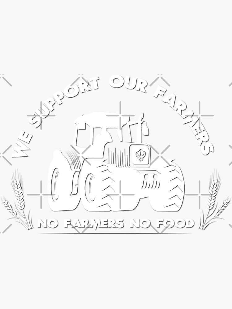 "We Support Our Farmer -WhiteVersion (Artwork in support of our farmers ...