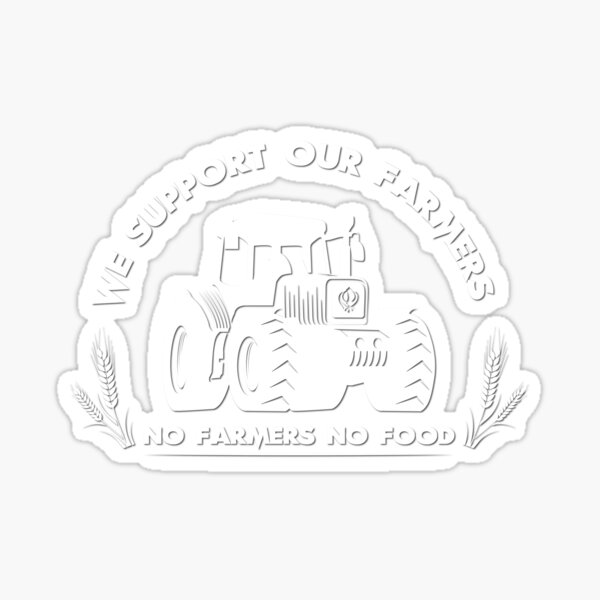 "We Support Our Farmer -WhiteVersion (Artwork in support of our farmers ...