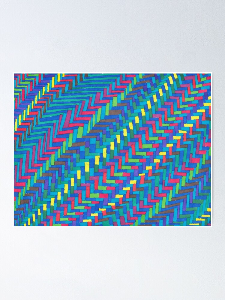 "Little Boxes Made of Ticky Tacky Bleed" Poster by LoeeCraft | Redbubble