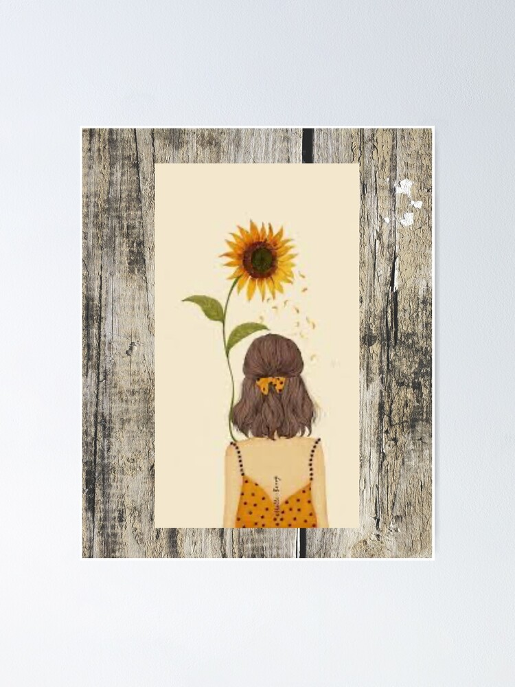 "Sunflower chic" Poster by Zeli2005 | Redbubble