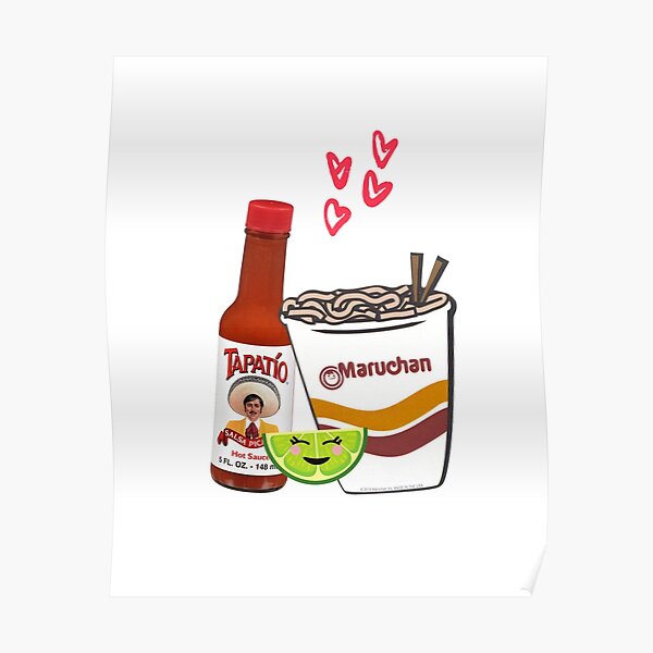 "Tapatio to my Maruchan. Funny Spanish. Mexican Food. Couples Gift ...