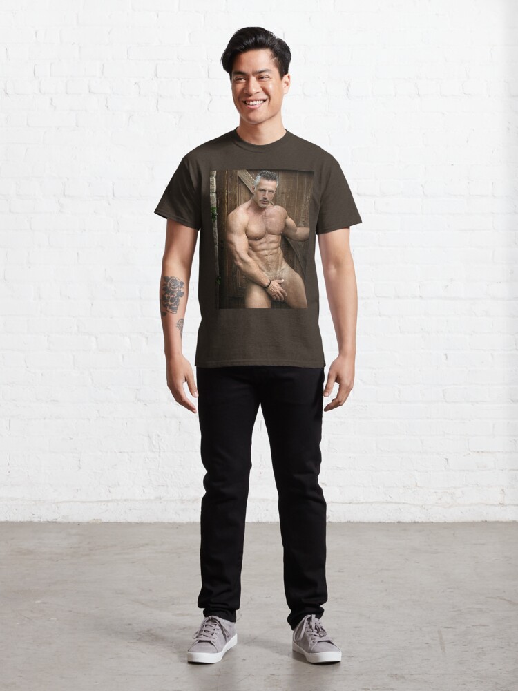 Sexy Muscled Beefcake Dino Hillas T Shirt By Photobudjames Redbubble