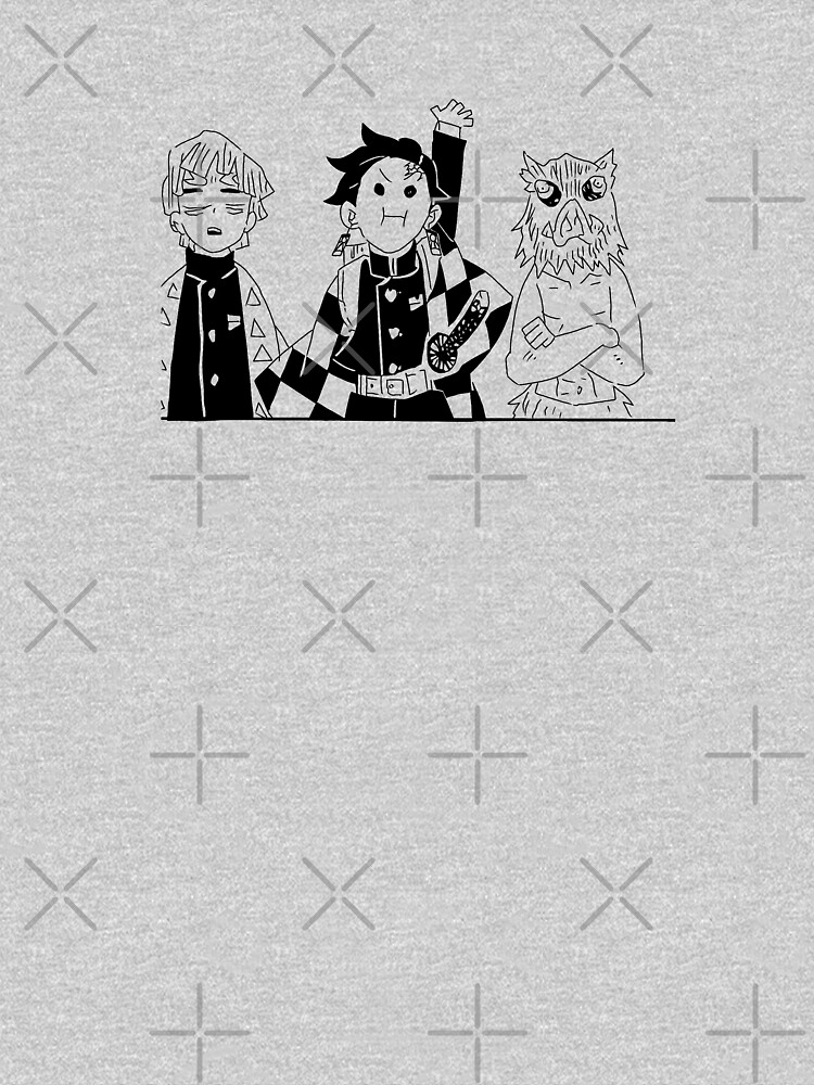 "Tanjiro, Zenitsu, and Inosuke funny manga panel" T-shirt by Gwenjimann ...