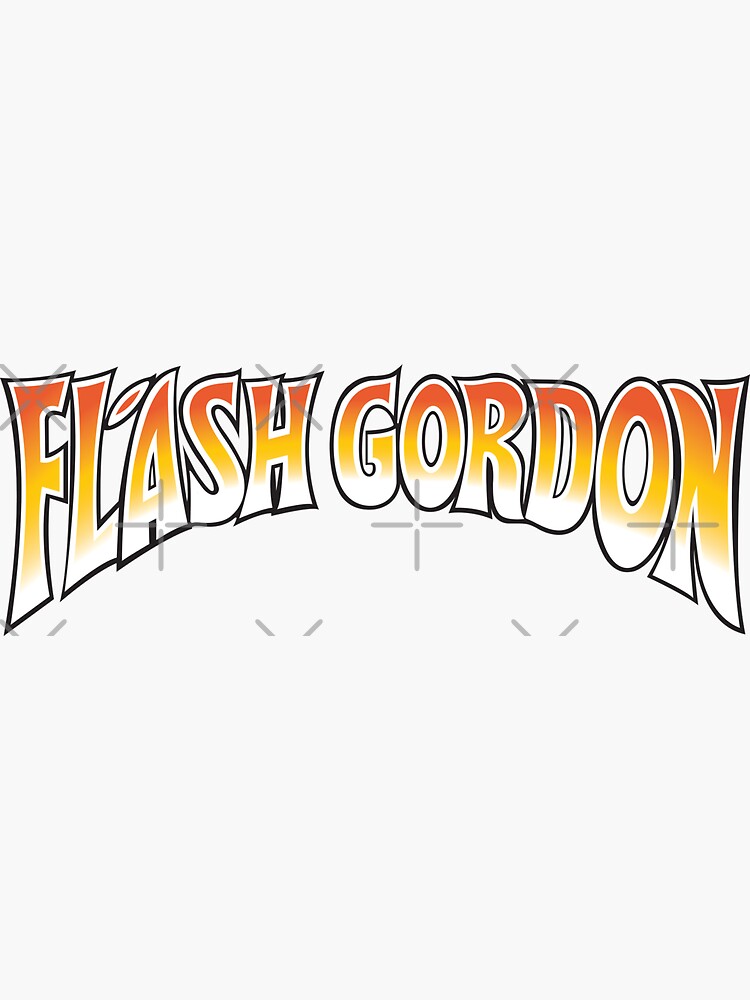 "Flash Gordon - Original Movie Logo" Sticker for Sale by Purakushi ...
