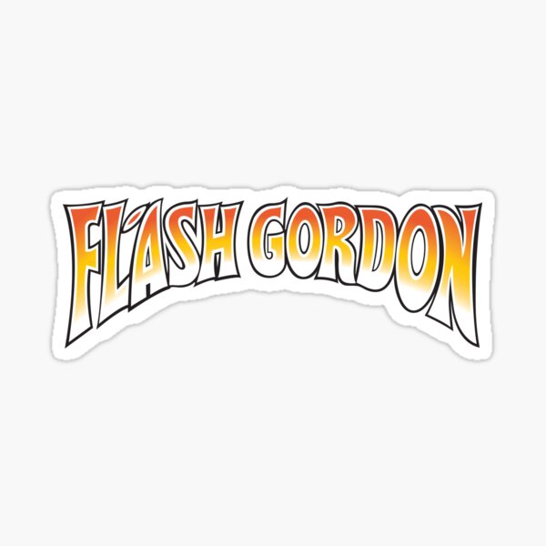 "Flash Gordon - Original Movie Logo" Sticker for Sale by Purakushi ...