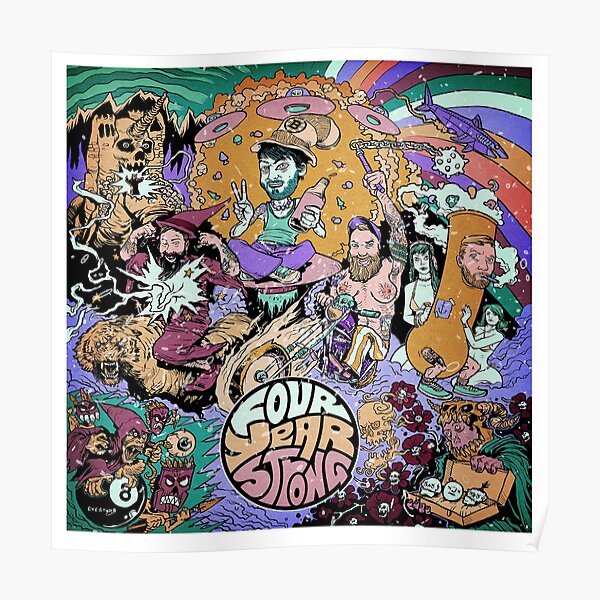 "Four Year Strong - Studio Album" Poster for Sale by Sumberejeki ...