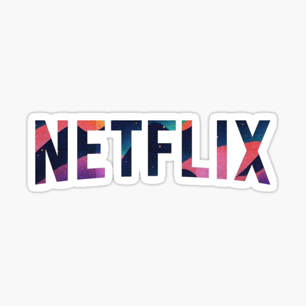 "Colored NETFLIX :)" Sticker by CheCherry | Redbubble