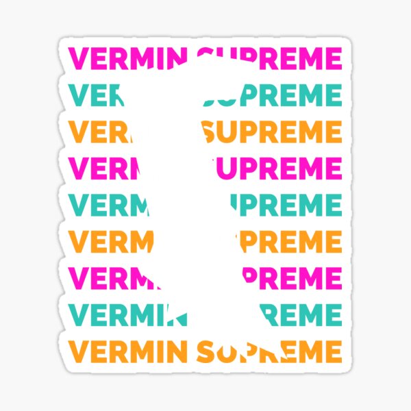 Vermin Supreme Stickers | Redbubble