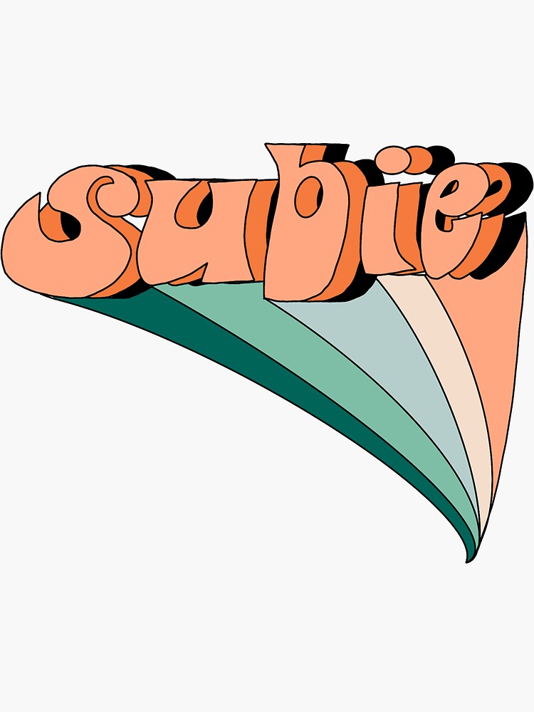 "Subie Sticker" Sticker for Sale by hhshrk-art | Redbubble