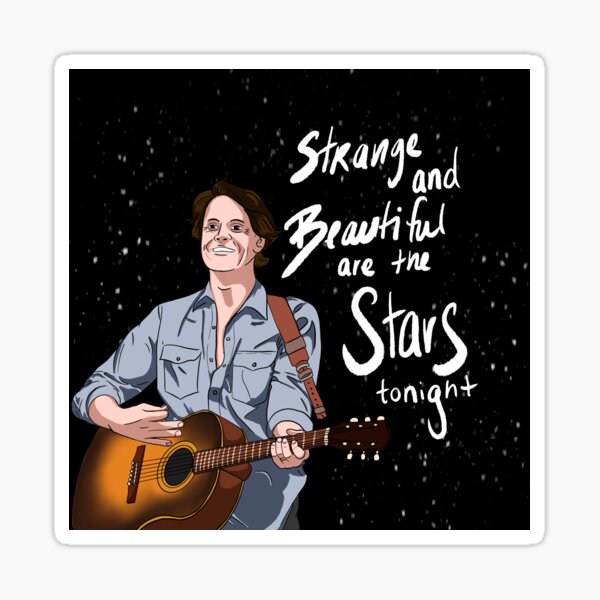 "Jim cuddy - Blue Rodeo" Sticker for Sale by Ems Potvin | Redbubble