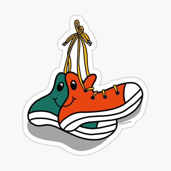 "Happy feet shoe sticker" Sticker for Sale by callitartplease | Redbubble