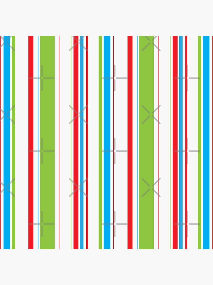 "RGB Bars." Sticker by JockArts | Redbubble