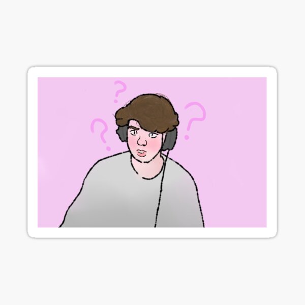 "confused karl" Sticker by witheredskulls | Redbubble