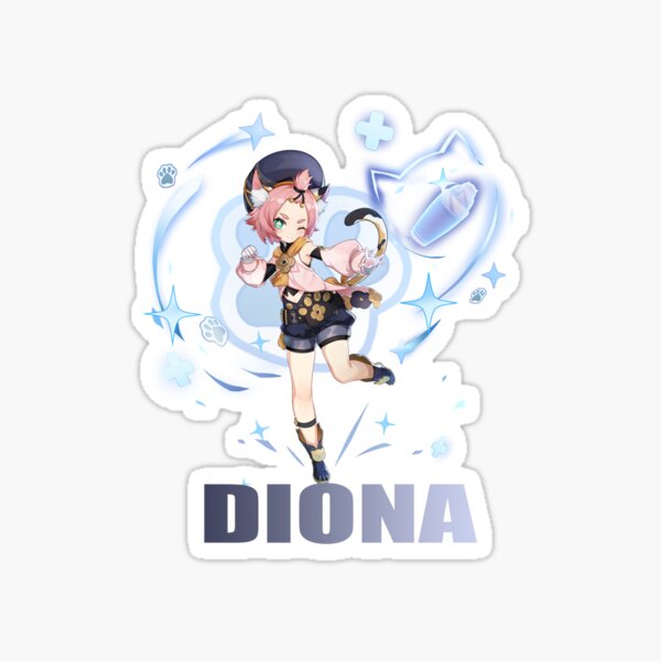 "Genshin Impact - Diona (New version)" Sticker for Sale by Stafford96 ...