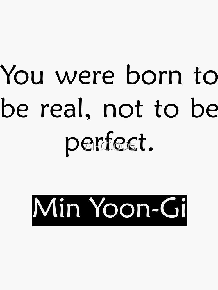 "BTS quotes" Sticker by AHC1005 | Redbubble