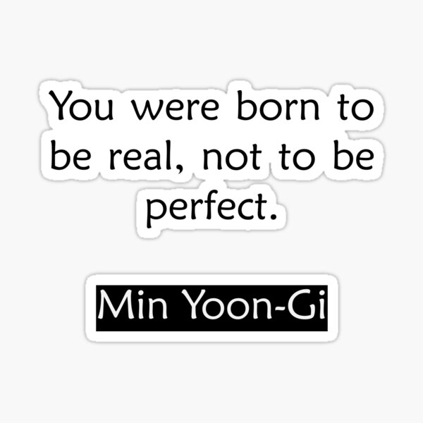 "BTS quotes" Sticker by AHC1005 | Redbubble