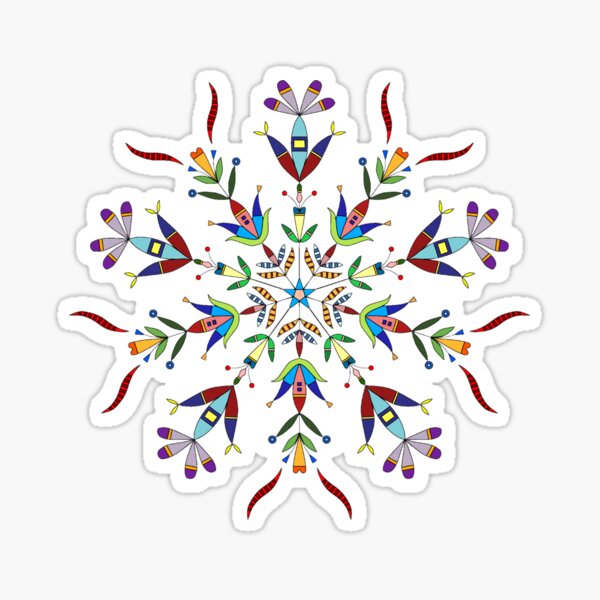 "Dakota floral color" Sticker for Sale by Ashhhhmc | Redbubble