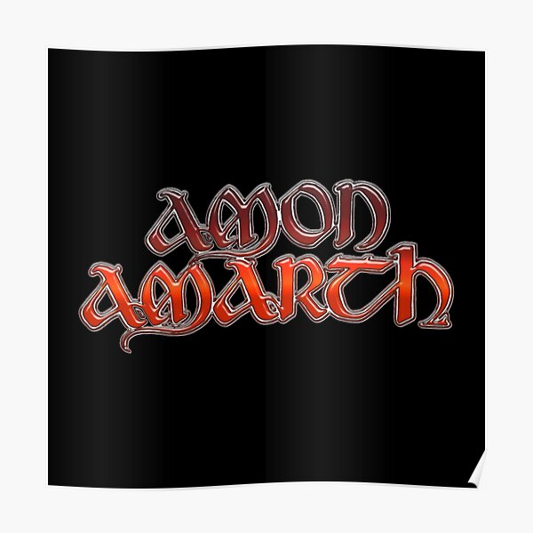 "amon amarth logo" Poster by pakjeappelsap | Redbubble