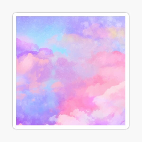 "Aesthetic Pink Cloud" Sticker by chowyz | Redbubble
