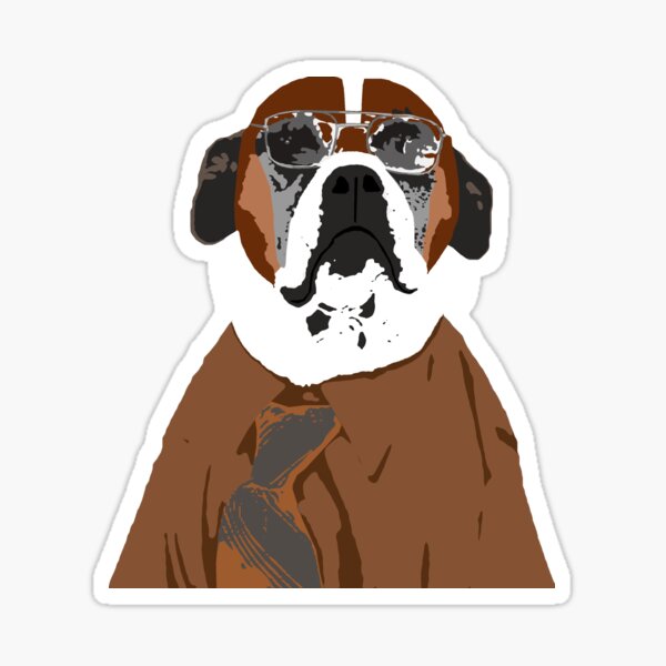 "Dwight Dog" Sticker for Sale by pickledbeets | Redbubble