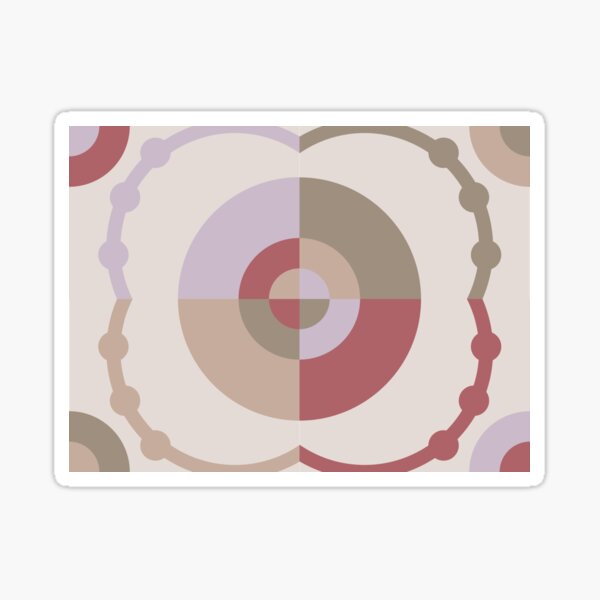 "Circles and Curves" Sticker by wagnerps | Redbubble