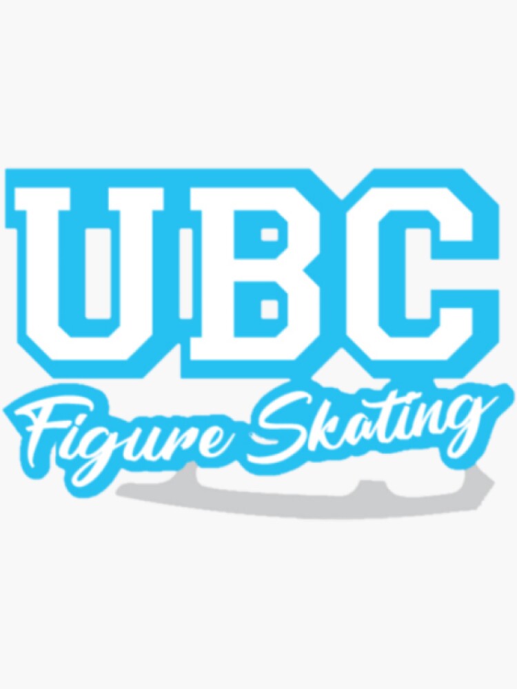 "UBC Figure Skating Club " Sticker for Sale by UBCFSC | Redbubble