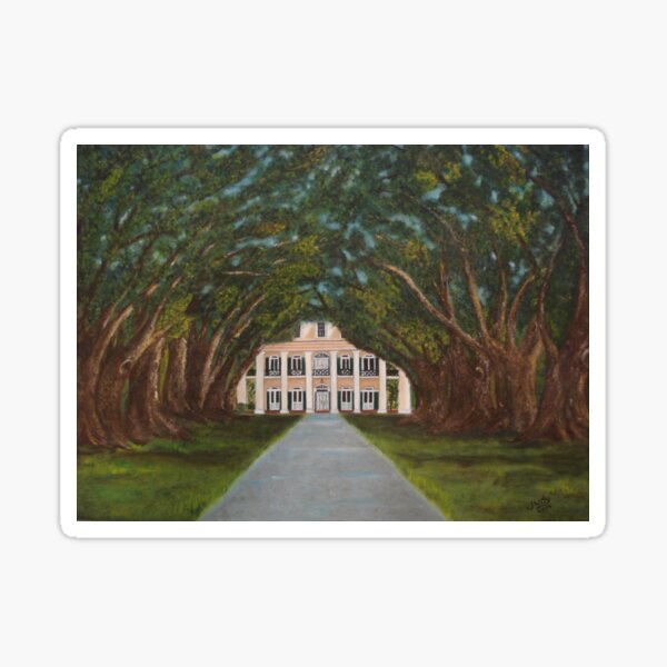 "Oak Alley Plantation" Sticker by Judycj | Redbubble