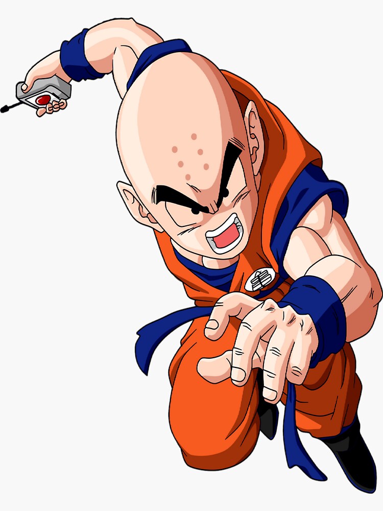 "Krillin" Sticker for Sale by scream1212 | Redbubble