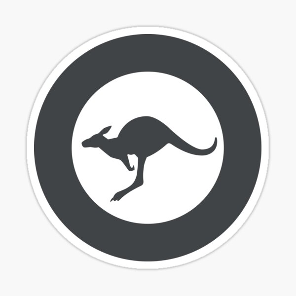 "RAAF Low Visibility Roundel" Sticker for Sale by Ralroost | Redbubble
