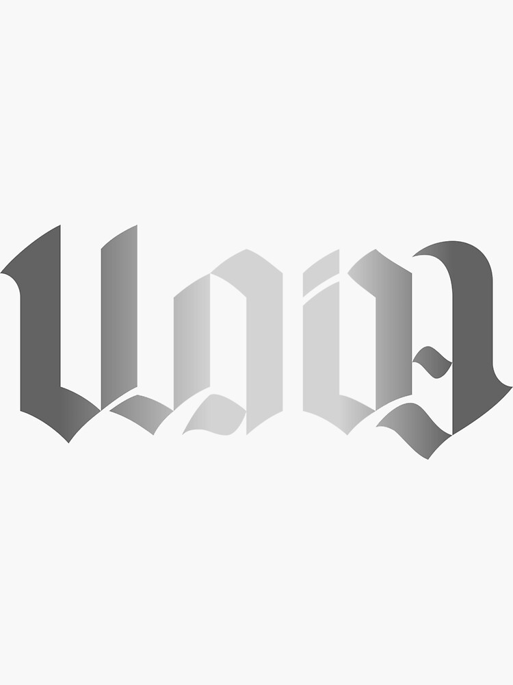 "VOID/FORM word art " Sticker by MicheleLentini | Redbubble