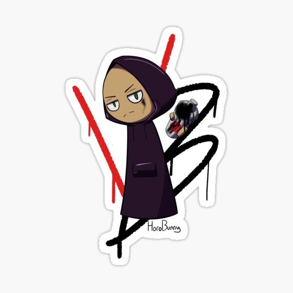 "Vantablack" Sticker for Sale by HoroBunny | Redbubble