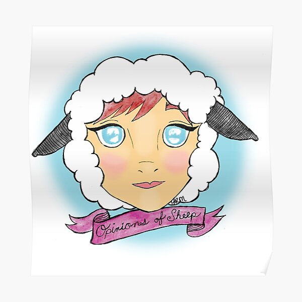 "Sheeple " Poster for Sale by yoliepolieollie | Redbubble