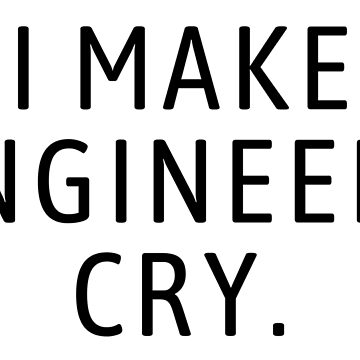 "Architect Design I Make Engineers Cry" Sticker for Sale by ladrianap ...