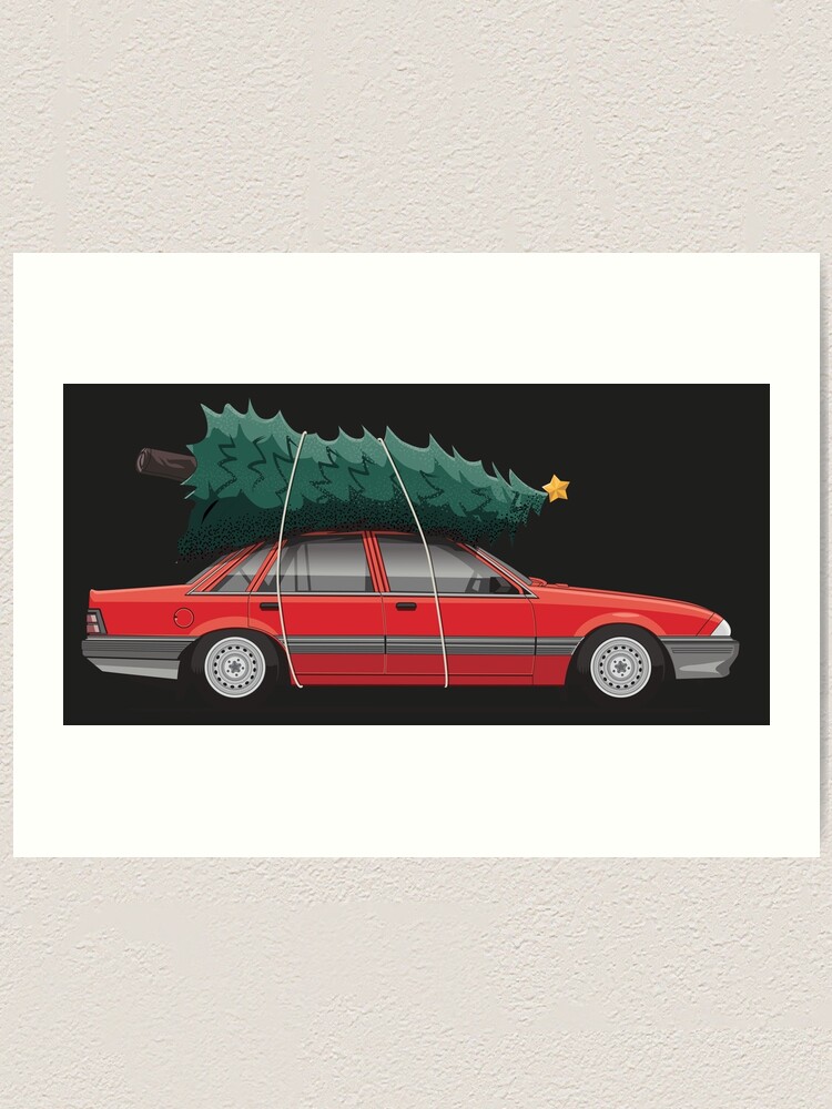 "VL TURBO Christmas" Art Print for Sale by mtsala illustrations | Redbubble