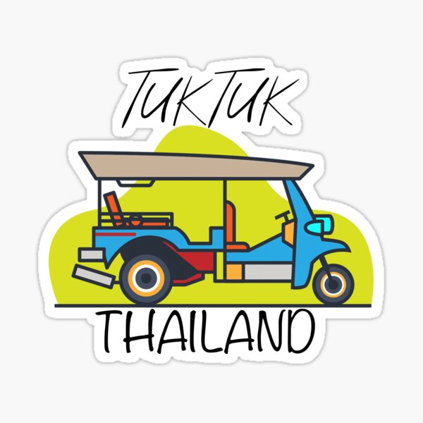 "TUK TUK Full" Sticker for Sale by croossuzanne | Redbubble