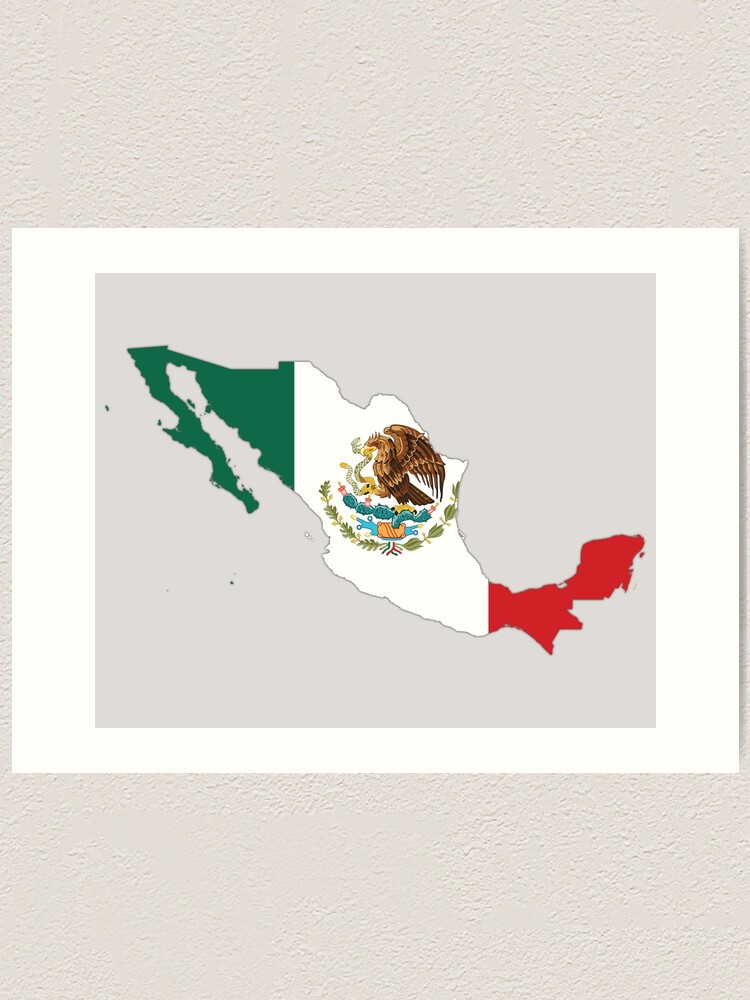 Mexican Flag Map