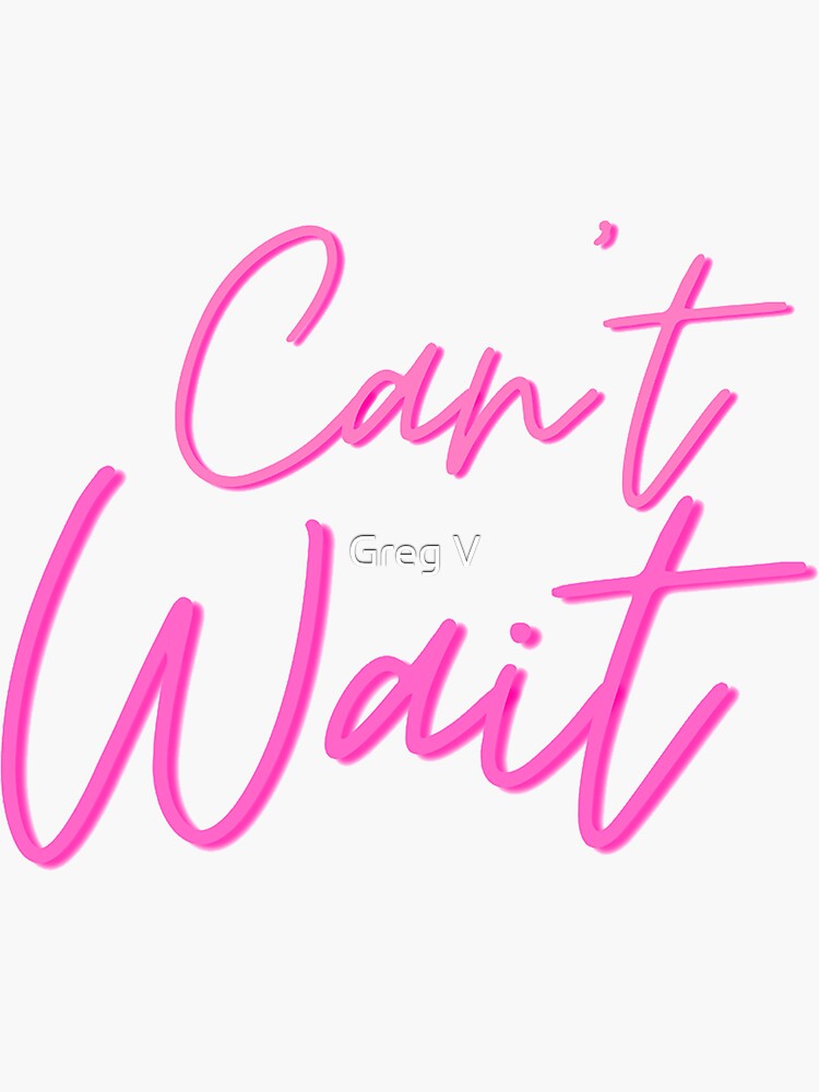 "David Rose Can't Wait | Schitts Creek | Ew David" Sticker for Sale by ...